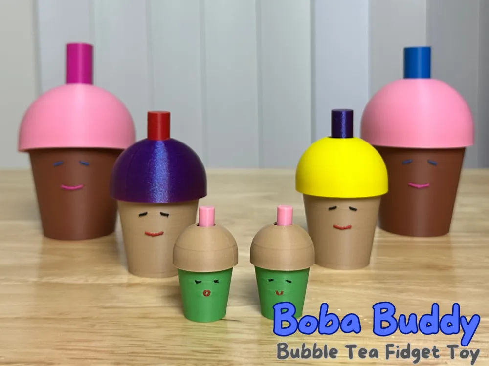 Boba Buddy Bubble Tea Fidget Toy by Neil - MakerWorld