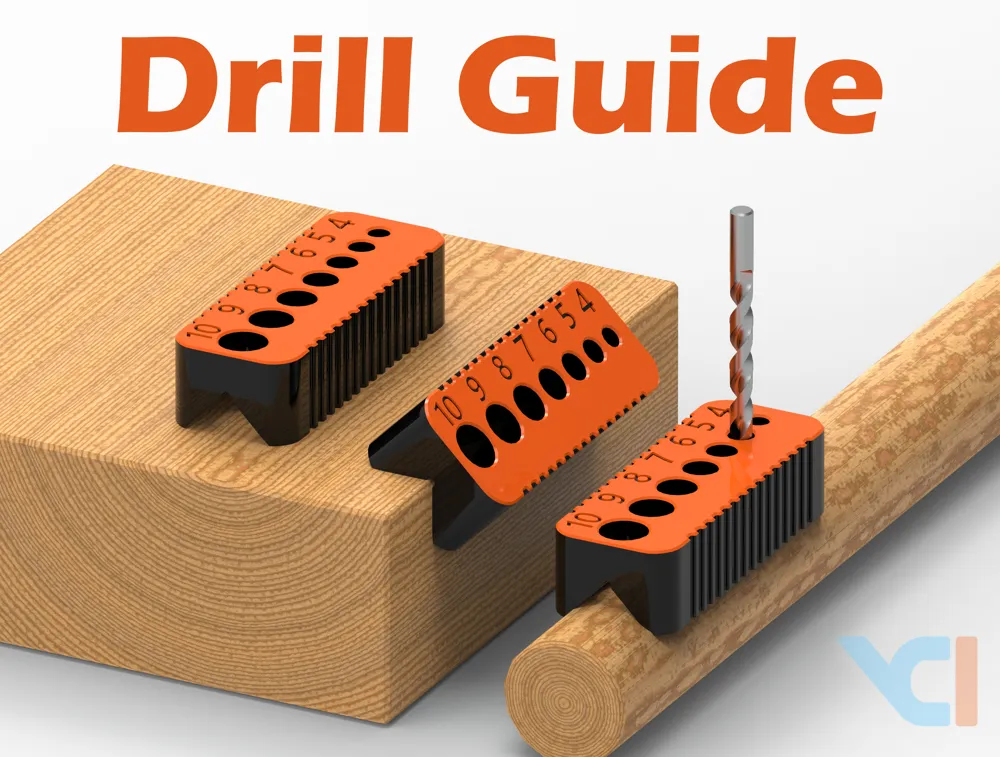 Drill Guide - Metric by VC_design MakerWorld: Download Free 3D Models