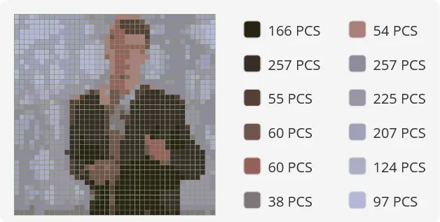 rick roll pixel art - Free 3D Print Model - MakerWorld