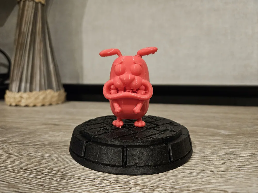 Courage The Cowardly Dog - Chibi – Kostenloses 3D-Druckmodell – MakerWorld