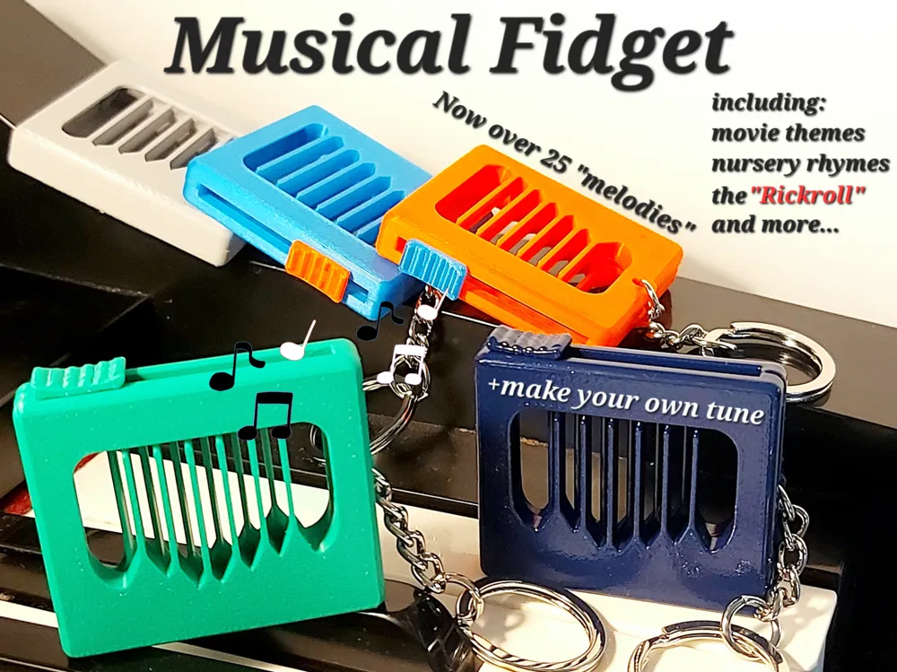 Fidget Musical por kida MakerWorld: Descarga Modelos 3D Gratuitos