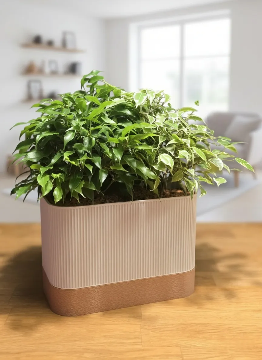 double pot de fleurs à auto-arrosage - Modèle d'Impression 3D Gratuit ...