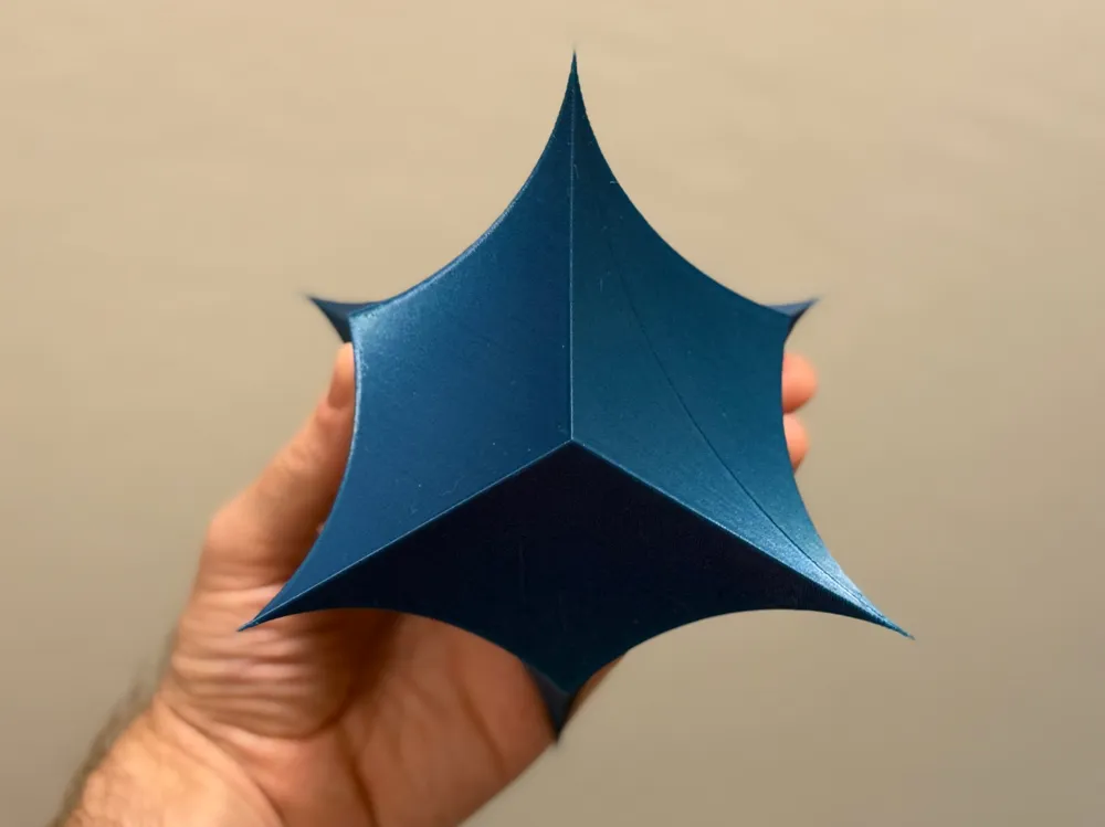 Hyperbolic Rhombic Dodecahedron by Endless Design Lab 🌀 - MakerWorld