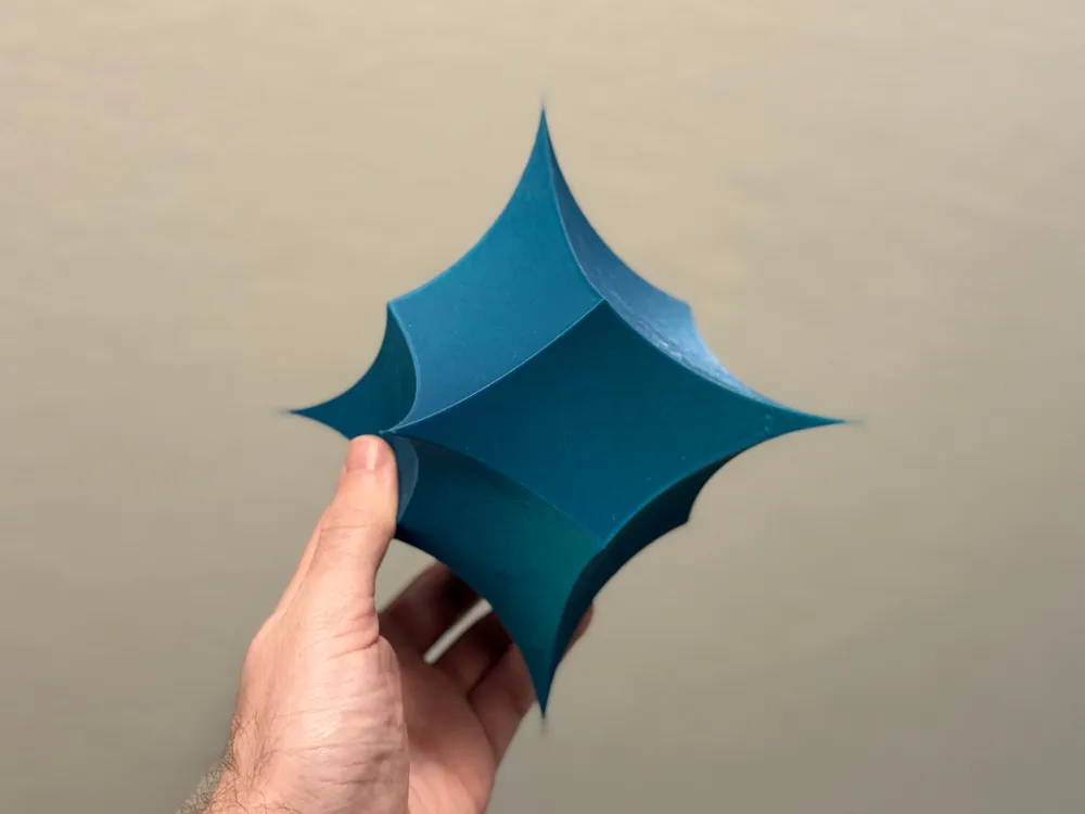 Hyperbolic Rhombic Dodecahedron by Endless Design Lab 🌀 MakerWorld ...