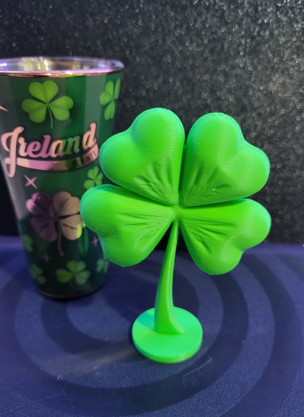 St Patrick's Day Lucky 4 Leaf Clover by Random3D - MakerWorld