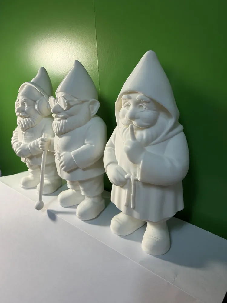 3 wise Gnomes - Free 3D Print Model - MakerWorld