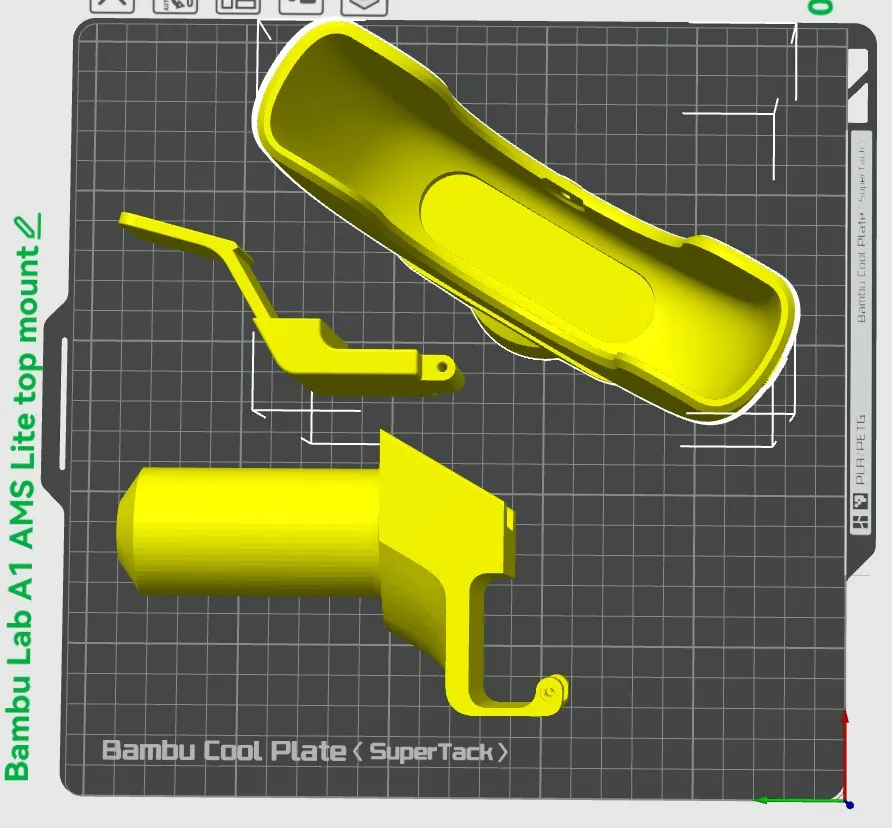 Bambu Lab A1 Top Mount swiveling by @krebs MakerWorld: Download Free 3D Models