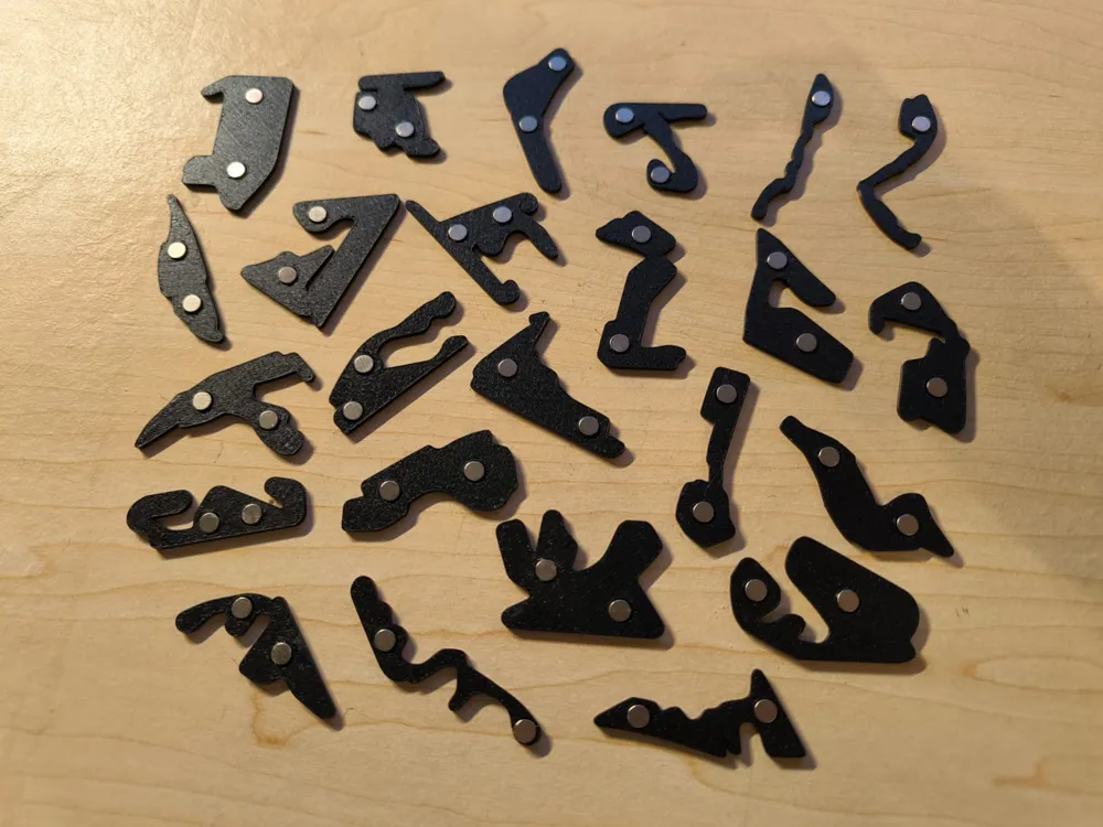 Formula 1 Circuit Magnets with F1 logo box by Tsjarly - MakerWorld