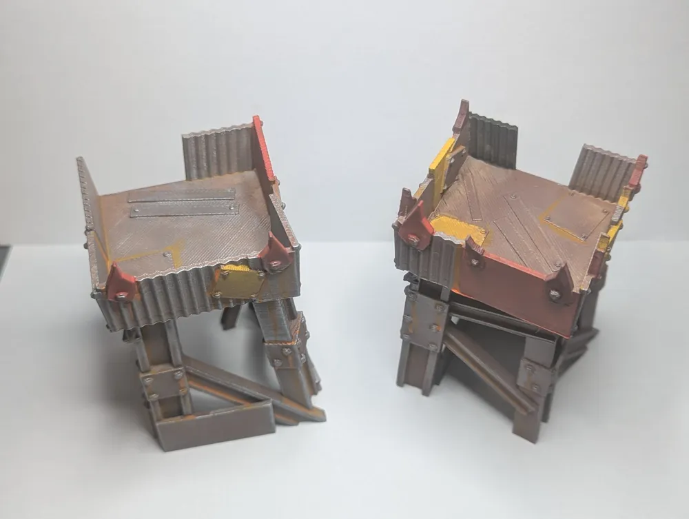 Scrap Towers - Free 3D Print Model - MakerWorld