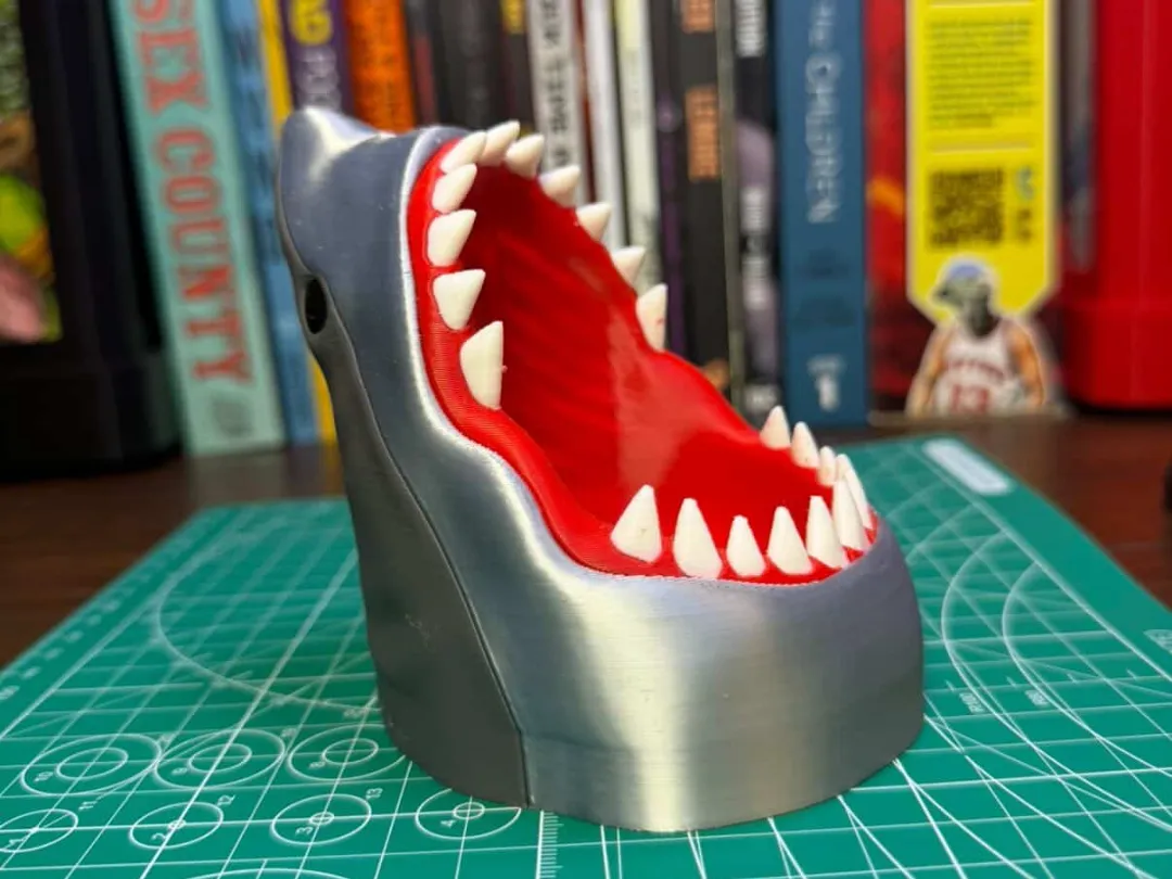 Giant Shark Head – Wall Breaker / Bowl - Free 3D Print Model - MakerWorld