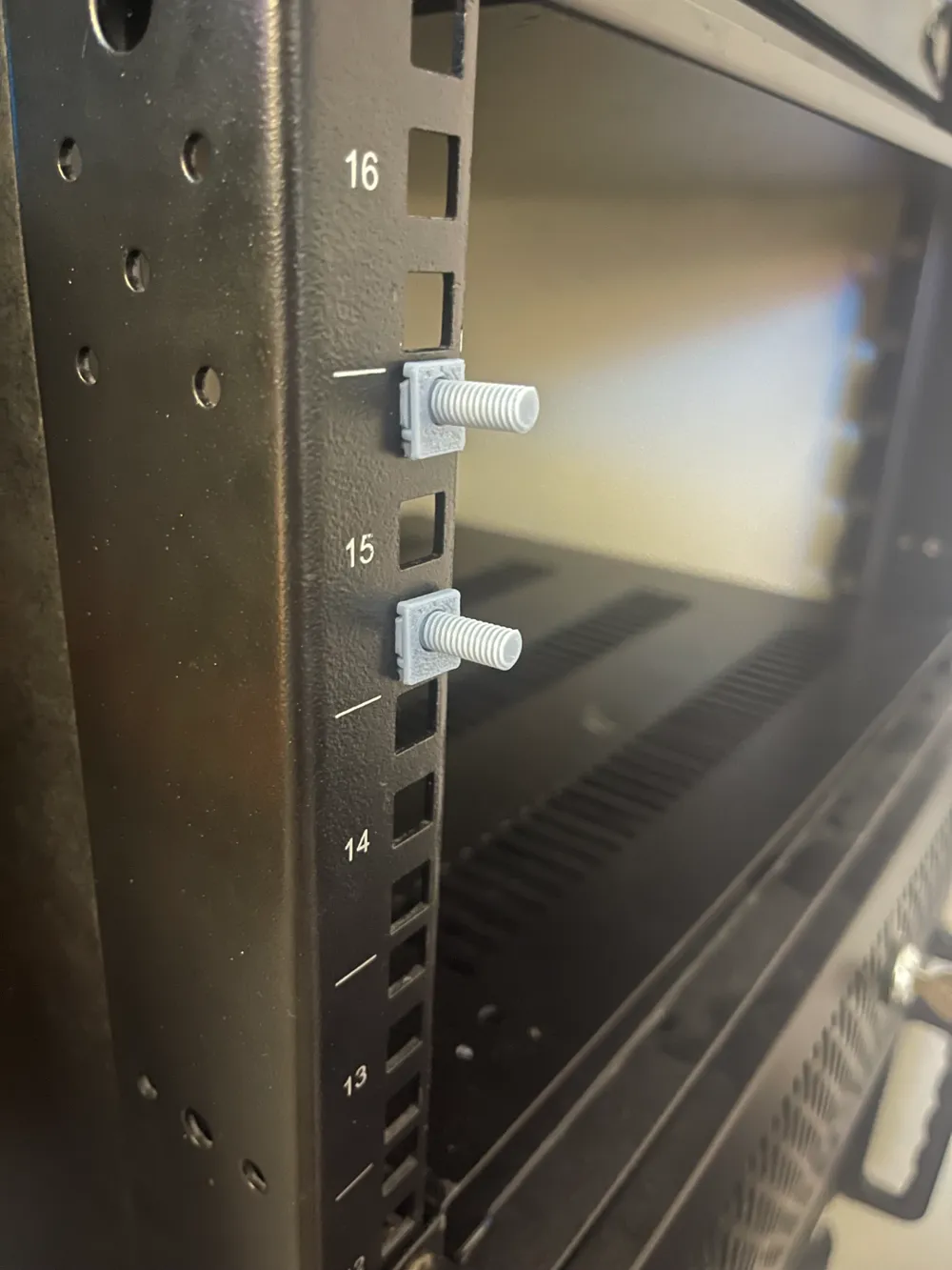 Rackstuds for easy server rack mounting by dangles_ - MakerWorld