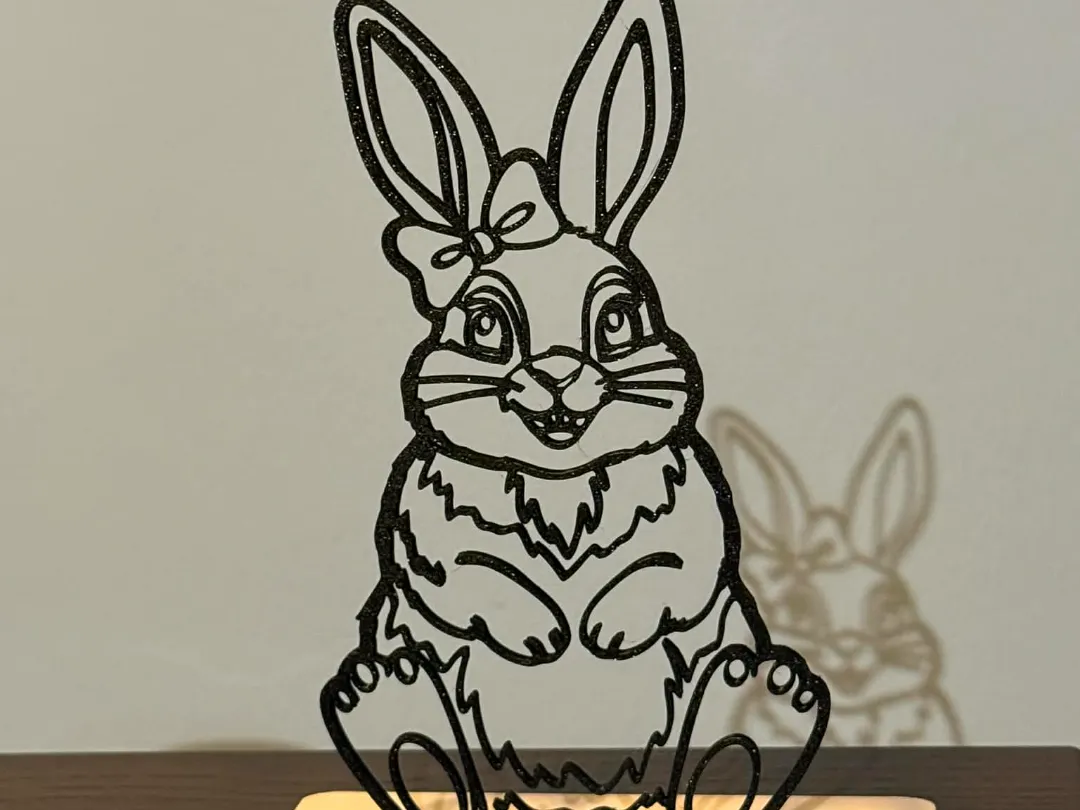 Decorative Bunny for Display (Easter) - Free 3D Print Model - MakerWorld