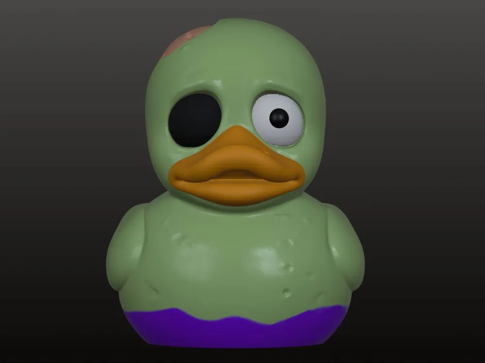 ZOMBIE RUBBER DUCK by The Duck Patreon MakerWorld: Download Free 3D Models