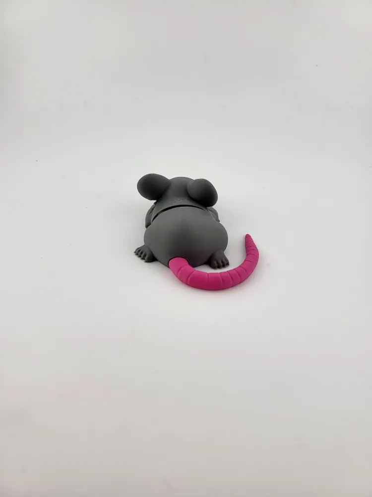 Flexi Articulated Mouse Fidget Toy - Free 3D Print Model - MakerWorld