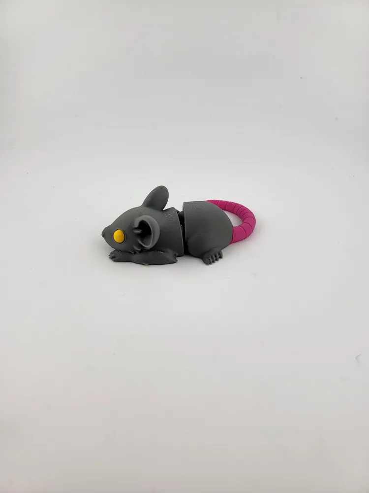 Flexi Articulated Mouse Fidget Toy - Free 3D Print Model - MakerWorld