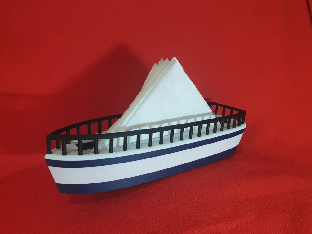 Summer Napkins Sail Boat - Free 3D Print Model - MakerWorld