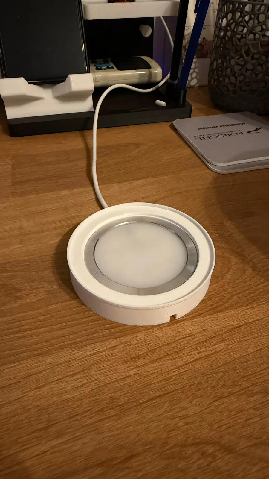 Lithophane Sphere Lamp Light Stand by mineawlf MakerWorld: Download ...