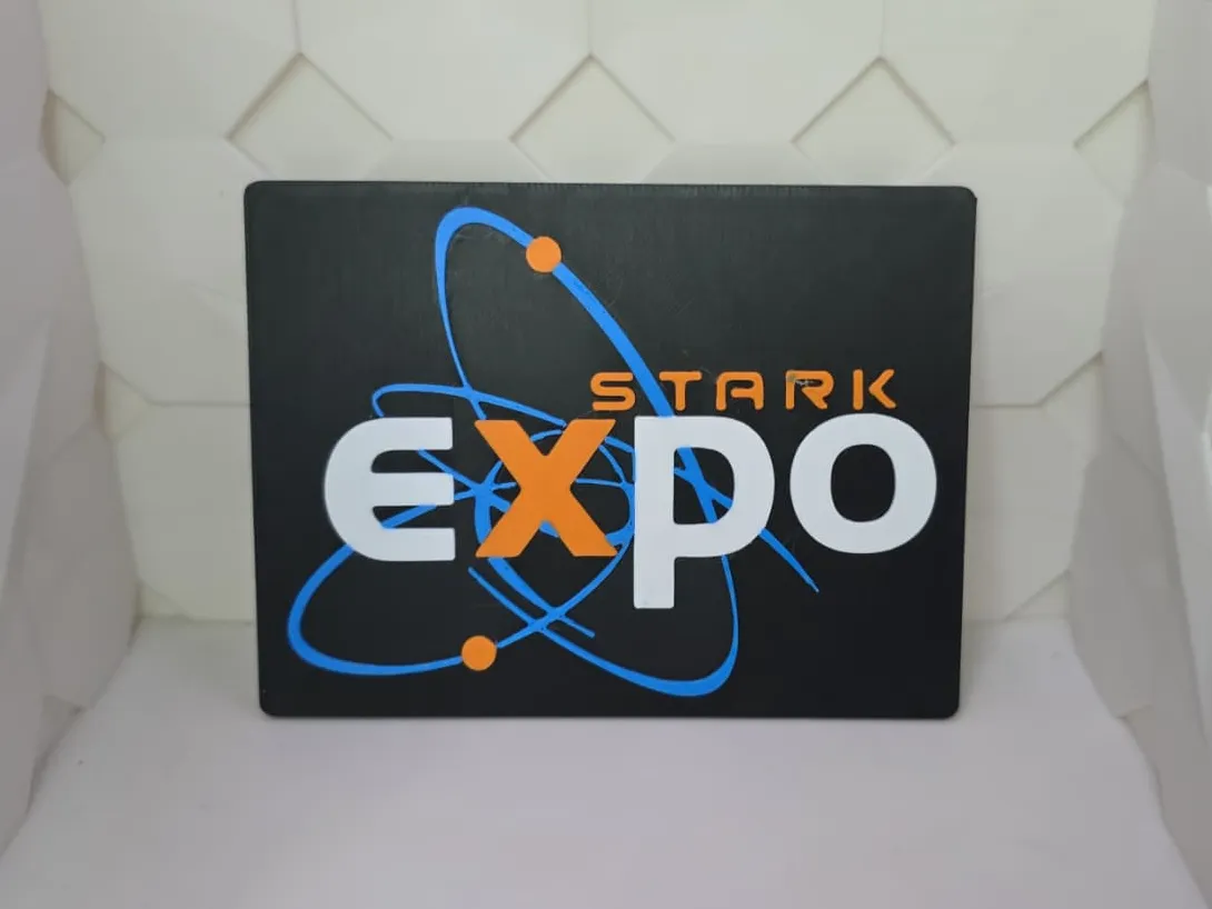 Stark Expo Marvel Letrero/Señal - Modelo de impresión 3D gratuito ...