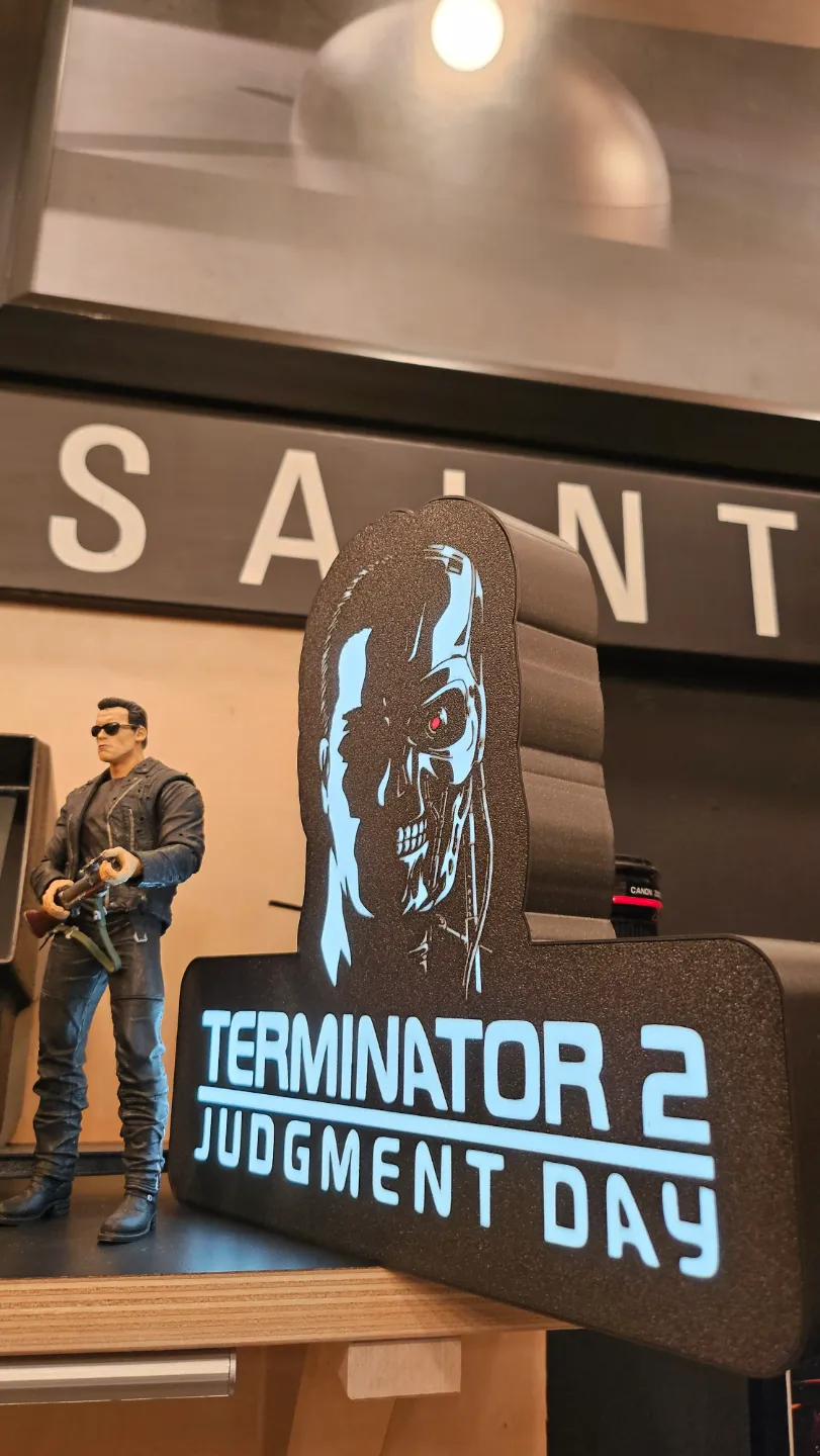 Terminator 2 Judgement Day ligthbox by Tommy Gun MakerWorld: Download ...