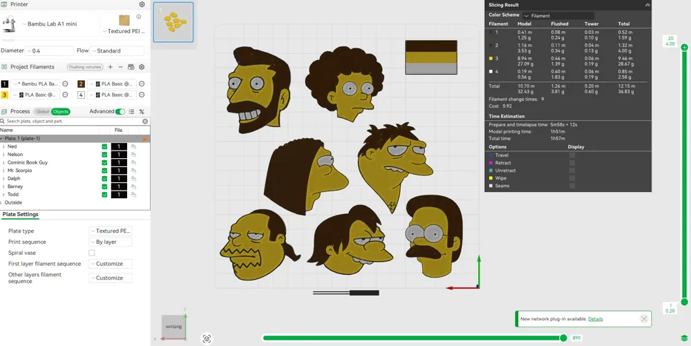 21 Simpsons Side Character Magnets (4 color AMS) by PedroIsAwesome ...