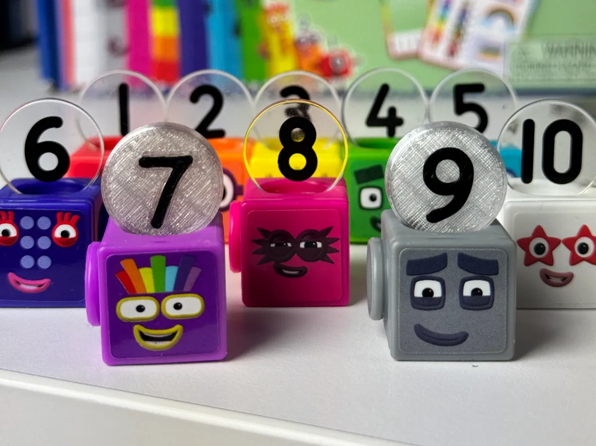 Numberblocks Number Tabs Replacement - Free 3D Print Model - MakerWorld