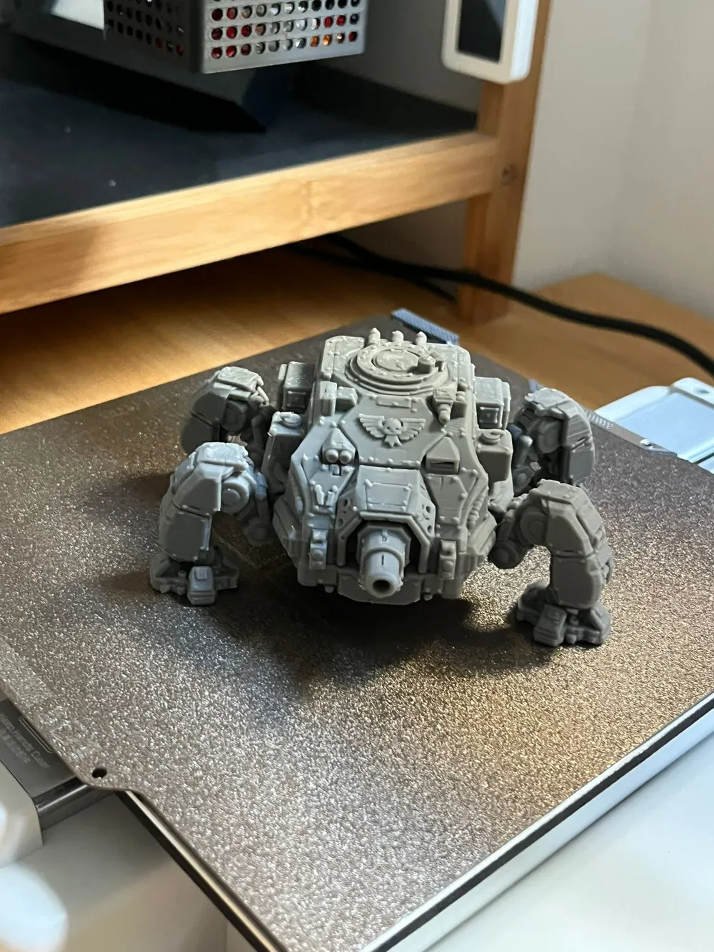Grimdark Spider Walker Tank - FDM Wargame/ Sci-Fi - Free 3D Print Model ...