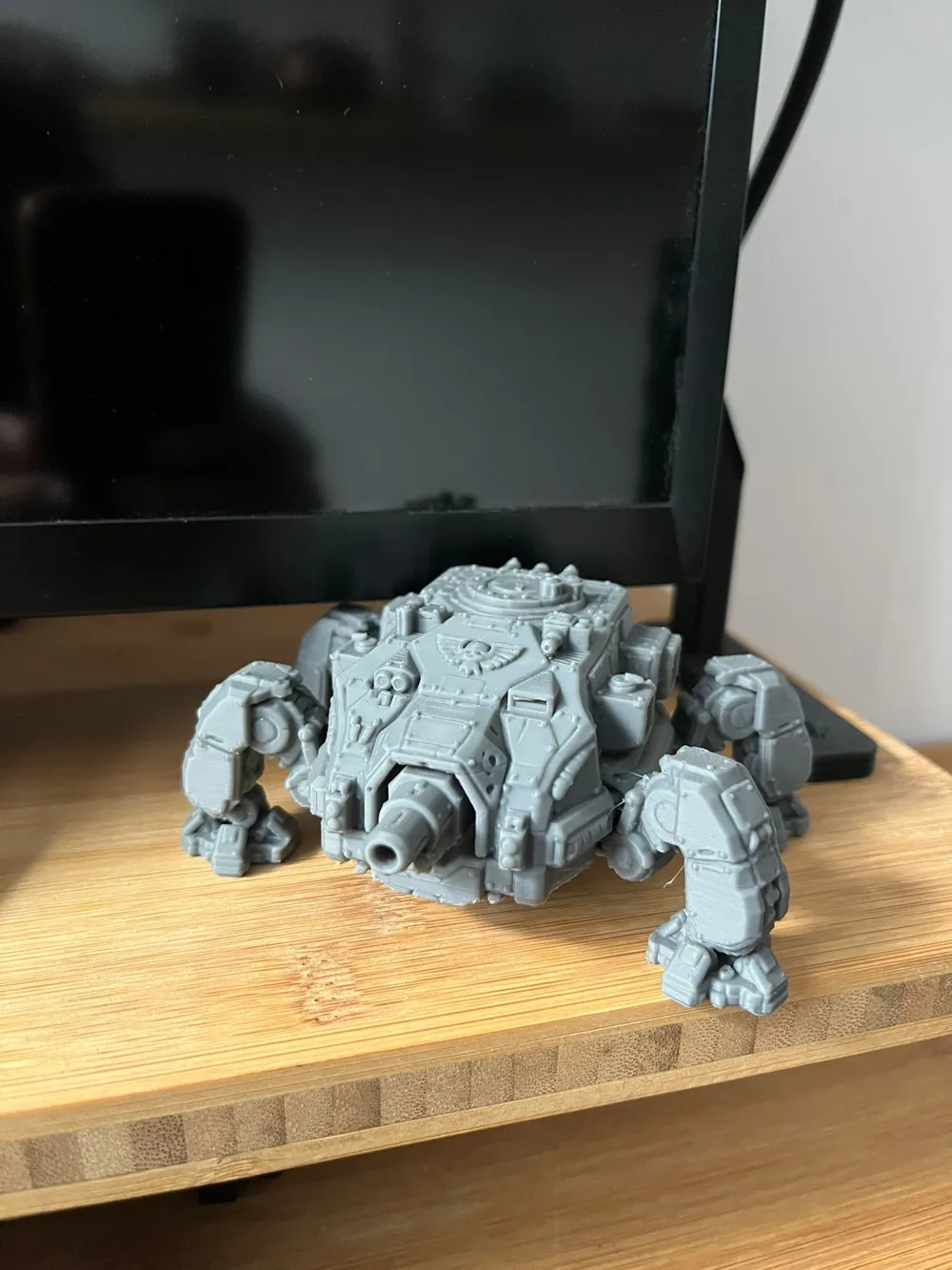 Grimdark Spider Walker Tank - FDM Wargame/ Sci-Fi - Free 3D Print Model ...
