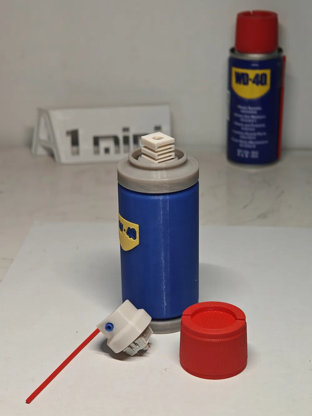 MW40 WD-40 Lubricant Push-Button Dispenser (40ml) by 木材不柴 MakerWorld ...