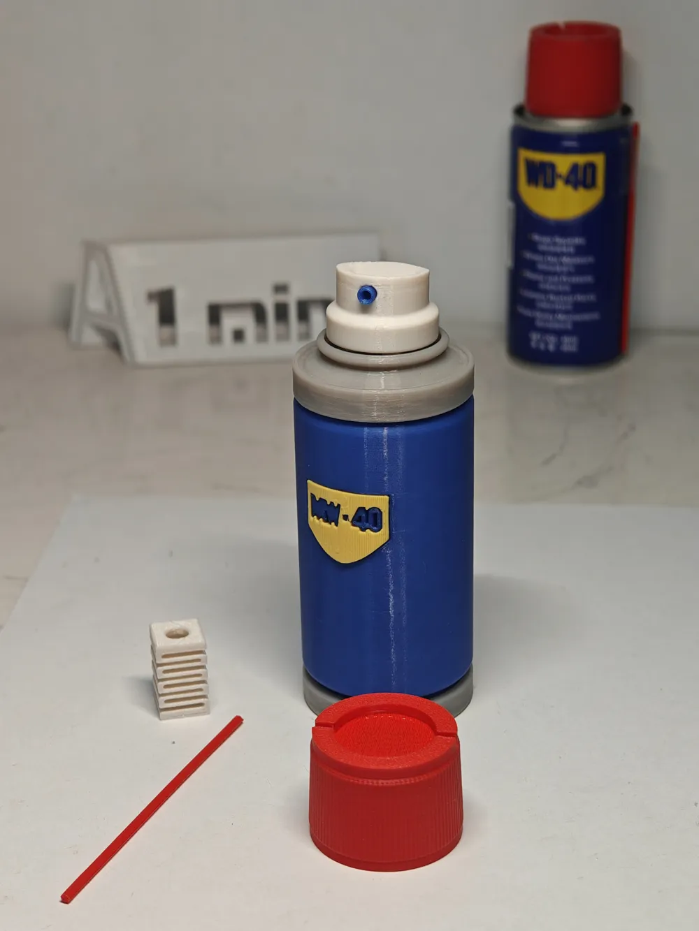 MW40 WD-40 Lubricant Push-Button Dispenser (40ml) by 木材不柴 MakerWorld ...