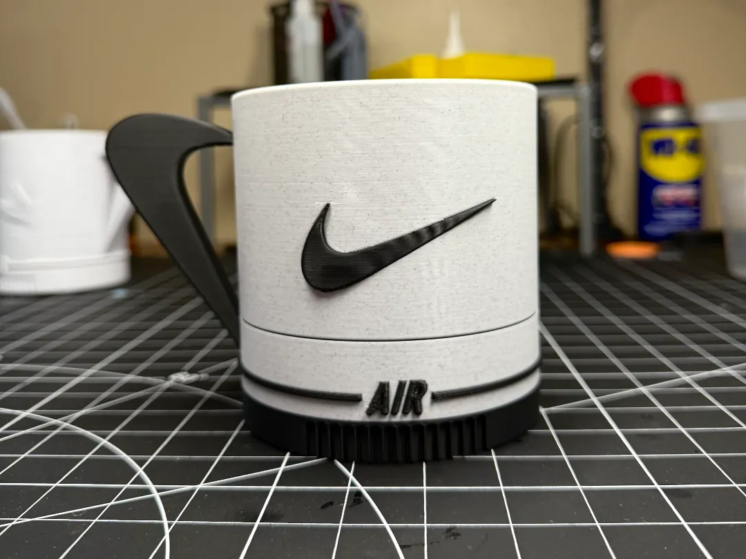 Nike Air Force 1 Mug - Free 3D Print Model - MakerWorld