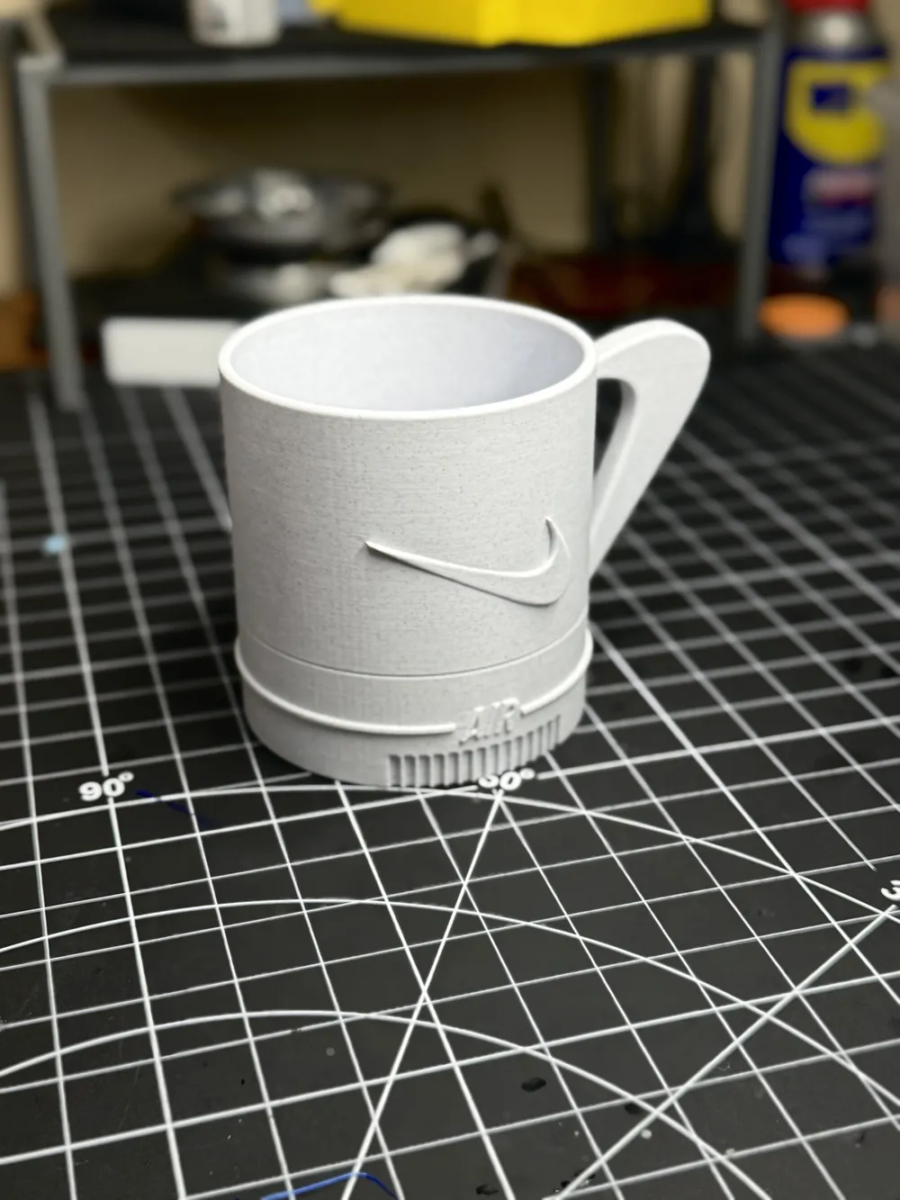 Nike Air Force 1 Mug - Free 3D Print Model - MakerWorld