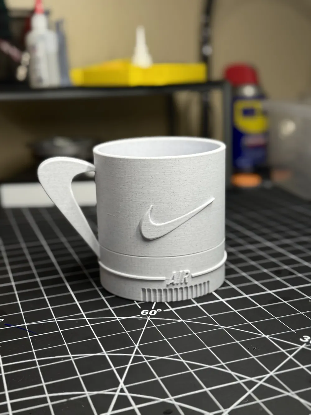 Nike Air Force 1 Mug - Free 3D Print Model - MakerWorld
