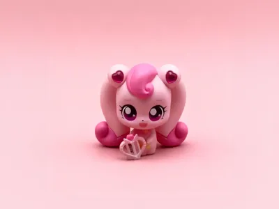 Love Heart Moe - Wonderful Moe Series Cute Ornament Girls' Pretend Play ...