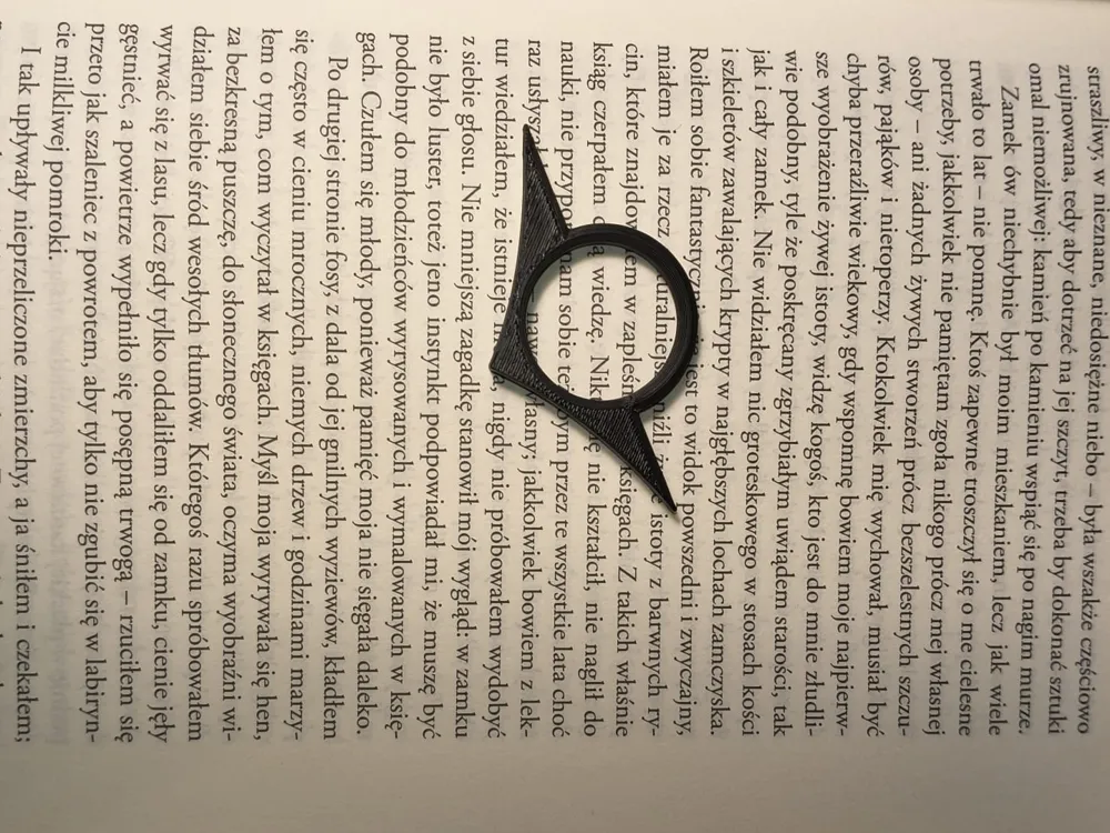 One-Hand Reading Simple Page Holder - 4 Sizes - Free 3D Print Model ...