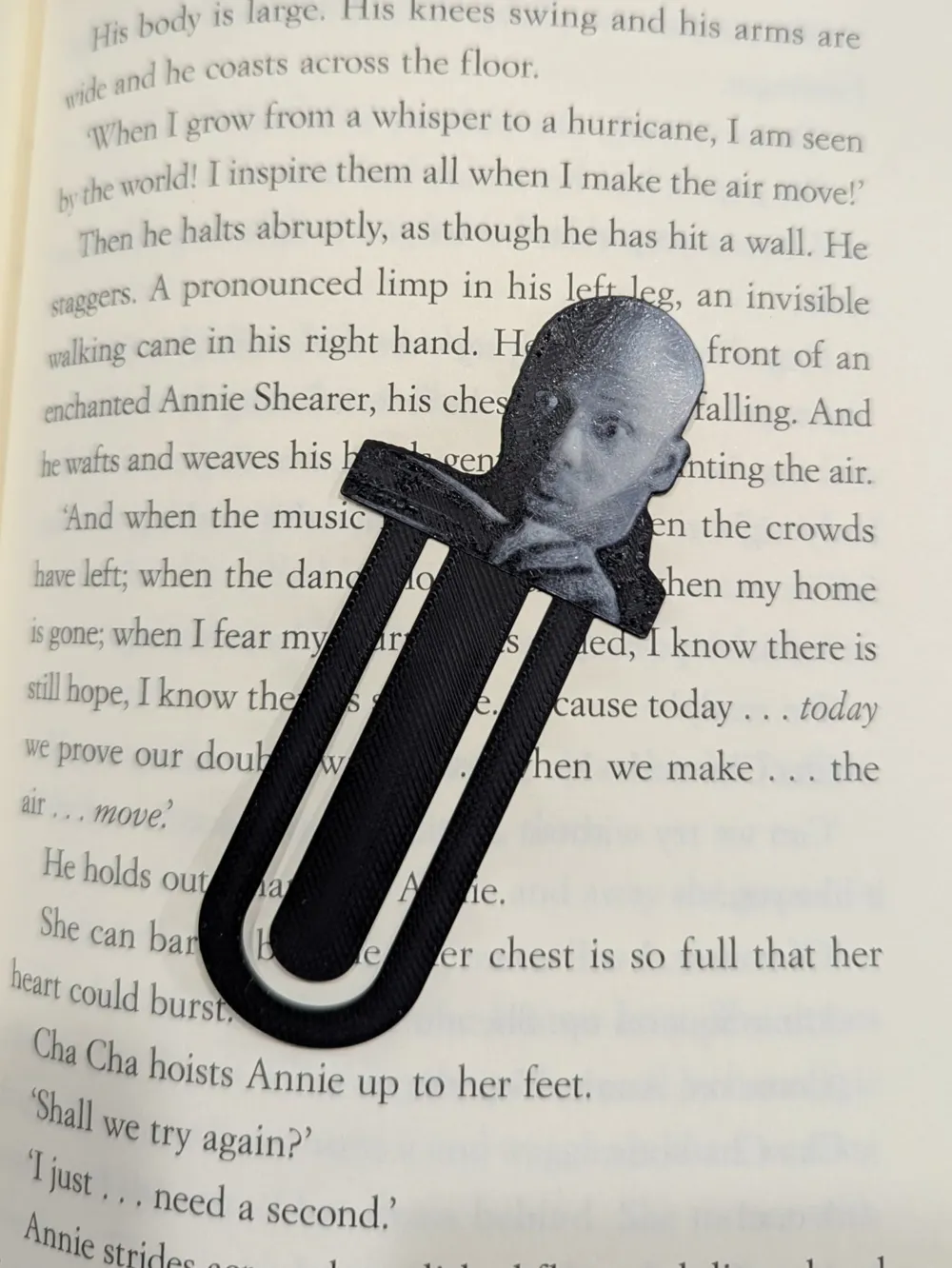 Doakes Shocked Meme Slip-On Bookmark - Free 3D Print Model - MakerWorld