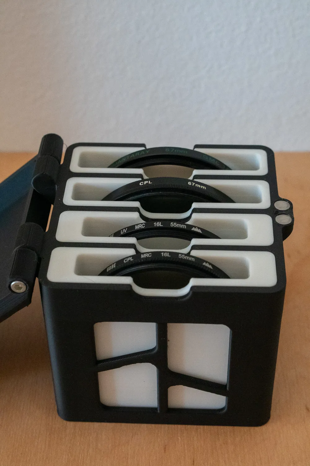 MODULAR CAMERA LENS FILTER CASE by Bigtower97 MakerWorld: Download Free ...