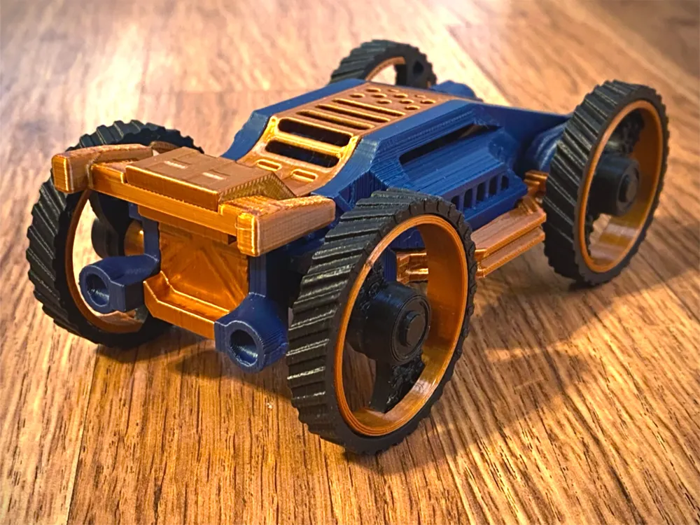 Rubber Band Race Car Toy - Free 3D Print Model - MakerWorld