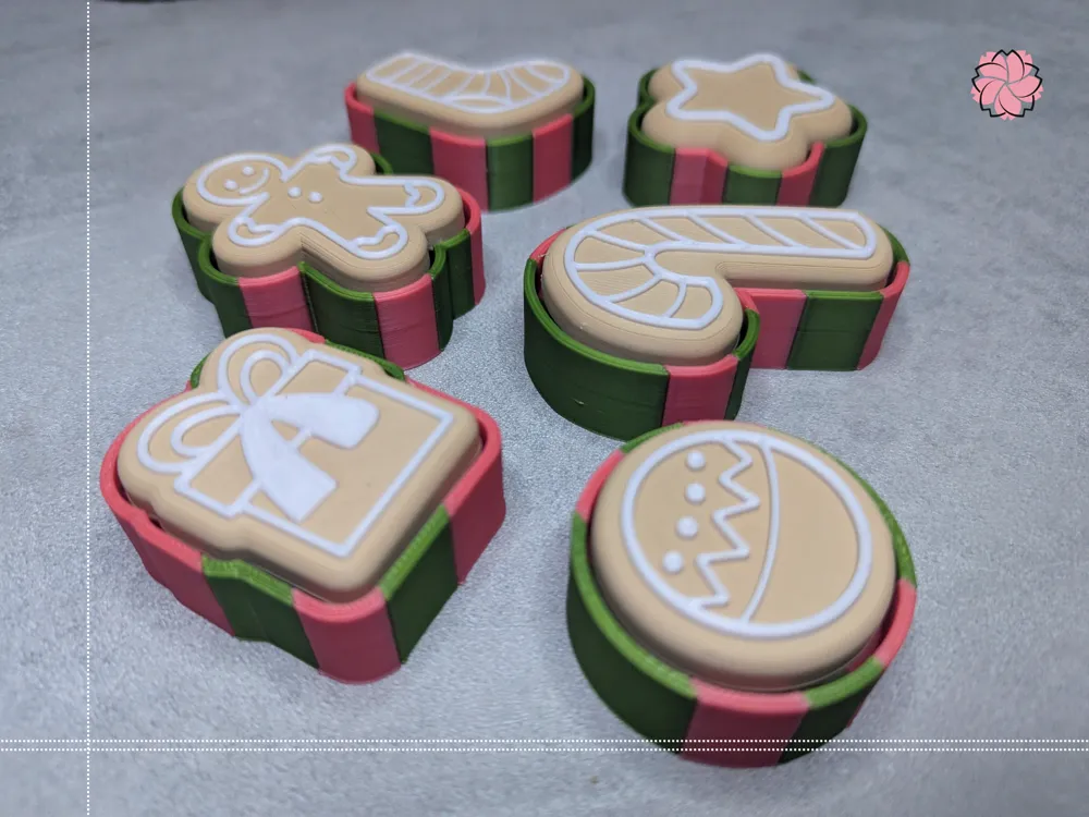 Ginger Cookie Christmas Clickers by Plushie MakerWorld: Download Free ...