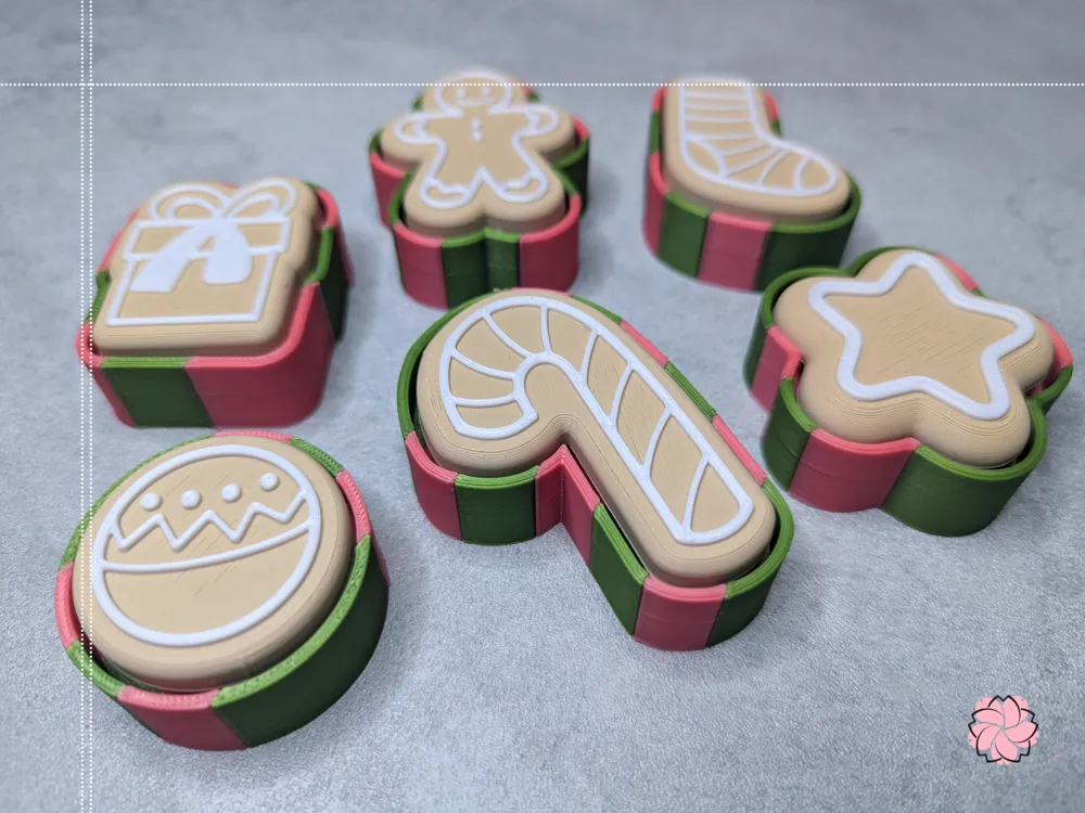 Ginger Cookie Christmas Clickers by Plushie MakerWorld: Download Free ...