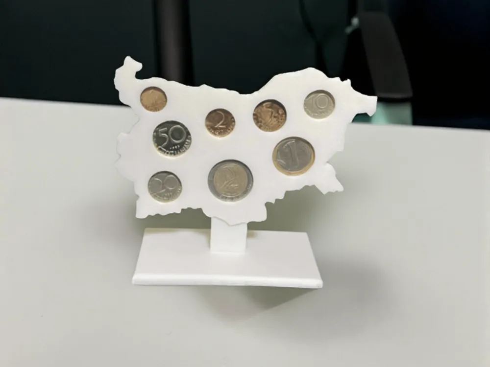 Bulgarian Coin Holder - Free 3D Print Model - MakerWorld