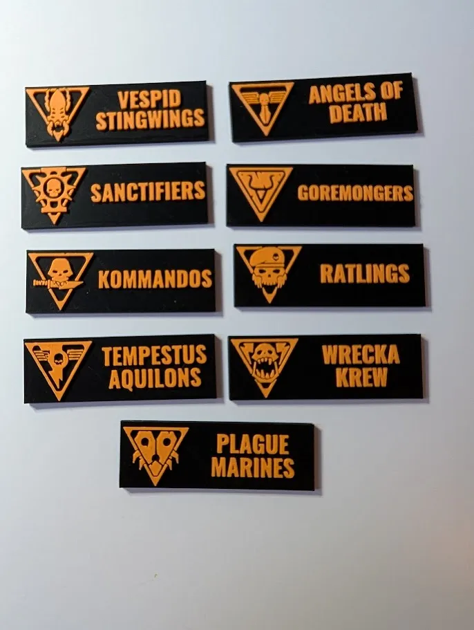 Kill Team Display Plaques, Showcase in Style by Freya MakerWorld ...