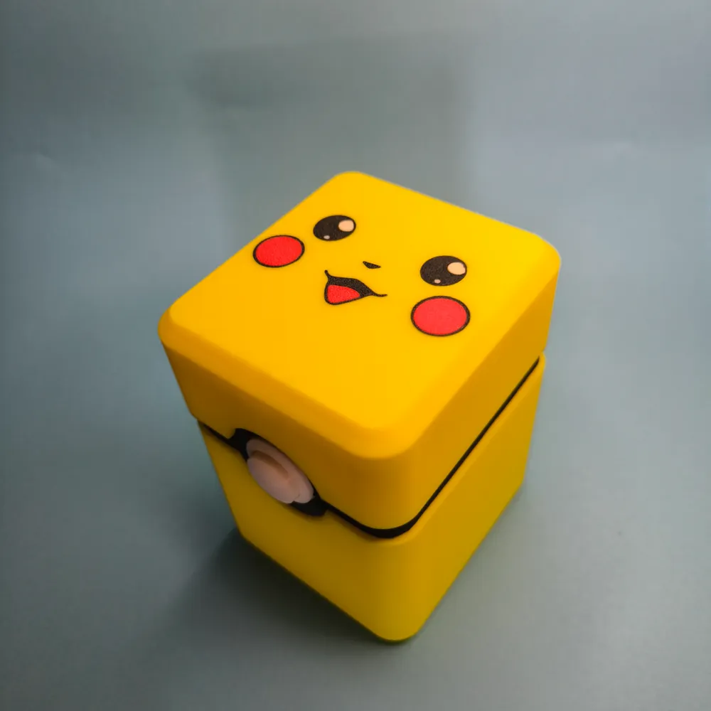 Pikachu Deck Box - Free 3D Print Model - MakerWorld