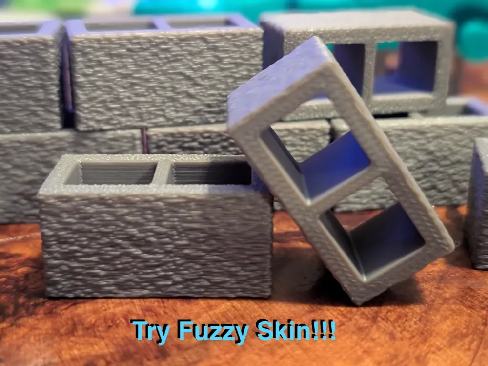 Cinder Blocks (try Fuzzy Skin) by jmcpheron MakerWorld: Download Free 3D Models