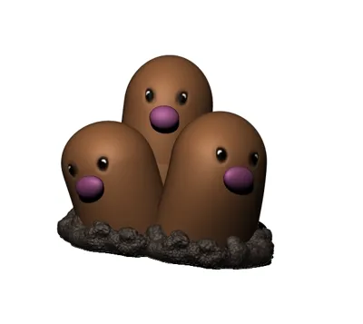 DUGTRIO - POKÈMON by ROSSTHEARMORER - MakerWorld