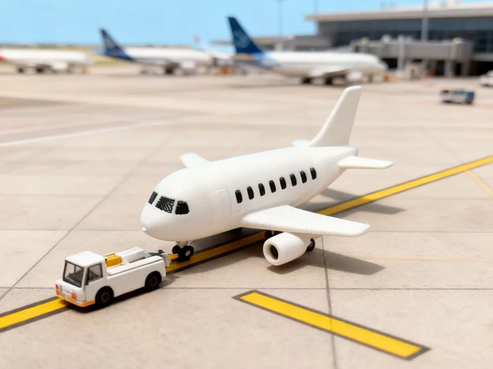 Cartoon Boeing civil airplane model by BennyJinn MakerWorld: Download ...