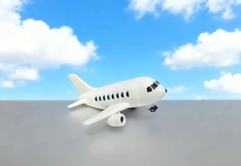 Cartoon Boeing civil airplane model by BennyJinn MakerWorld: Download ...
