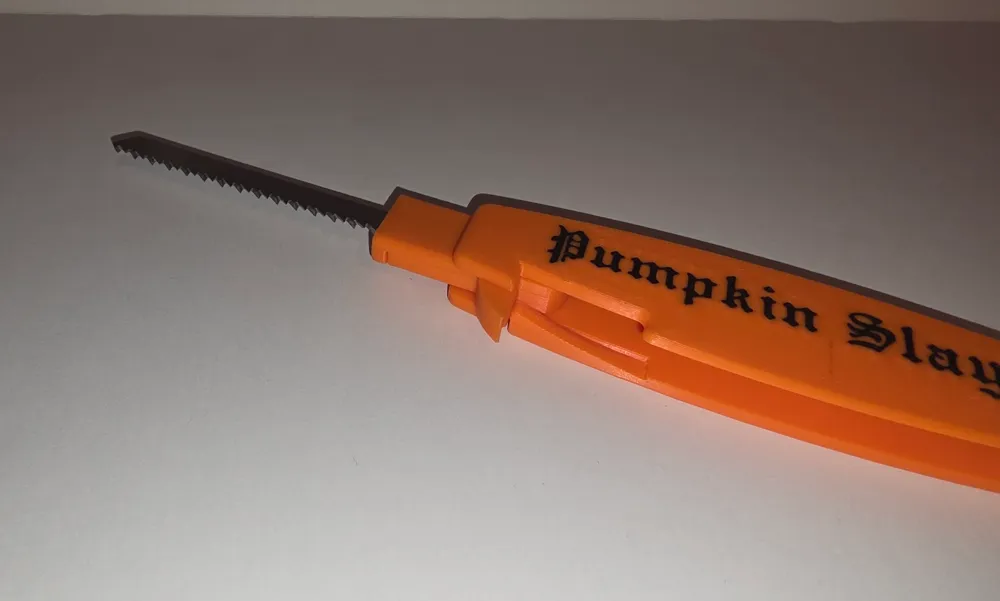 Pumpkin Slayer (Jig Saw Blade Handle) by RedManF150 MakerWorld ...