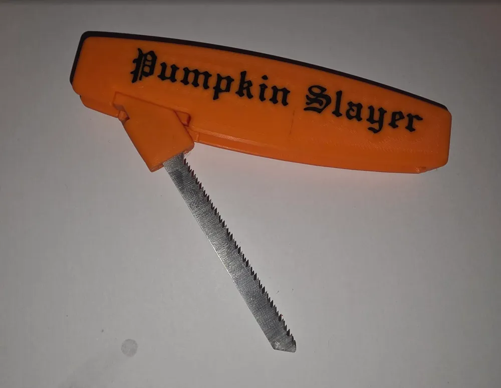 Pumpkin Slayer (Jig Saw Blade Handle) by RedManF150 MakerWorld ...