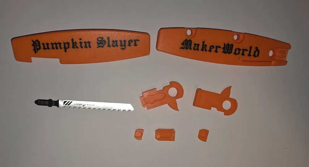Pumpkin Slayer (Jig Saw Blade Handle) by RedManF150 MakerWorld ...
