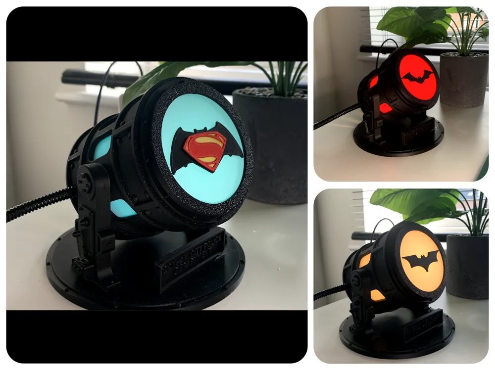 Bat Signal Lamp by ScarfMeadow MakerWorld: Download Free 3D Models